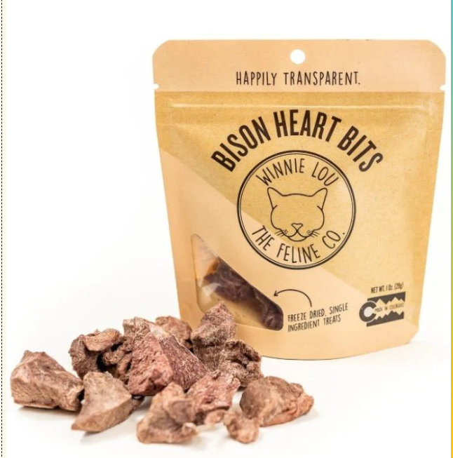 Bison Heart Bits for Cats | Real Roar
