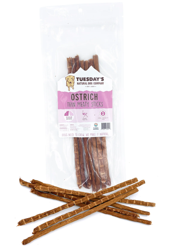 Ostrich Thin Meat Sticks | Real Roar